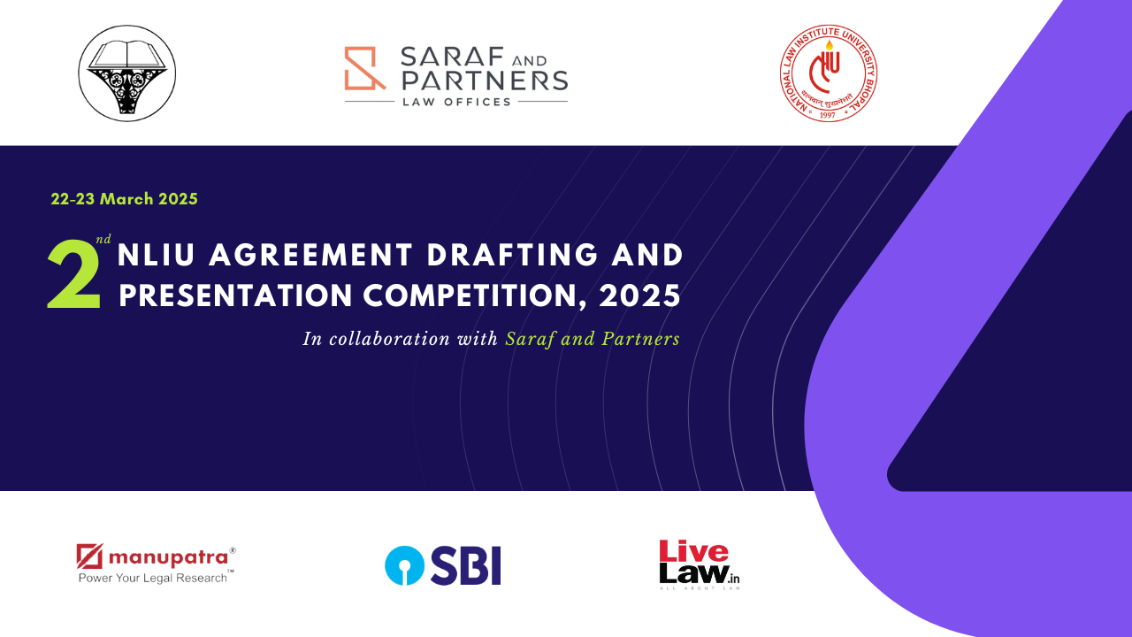 2nd NLIU Agreement Drafting and Presentation Competition, 2025 - NLIU ...